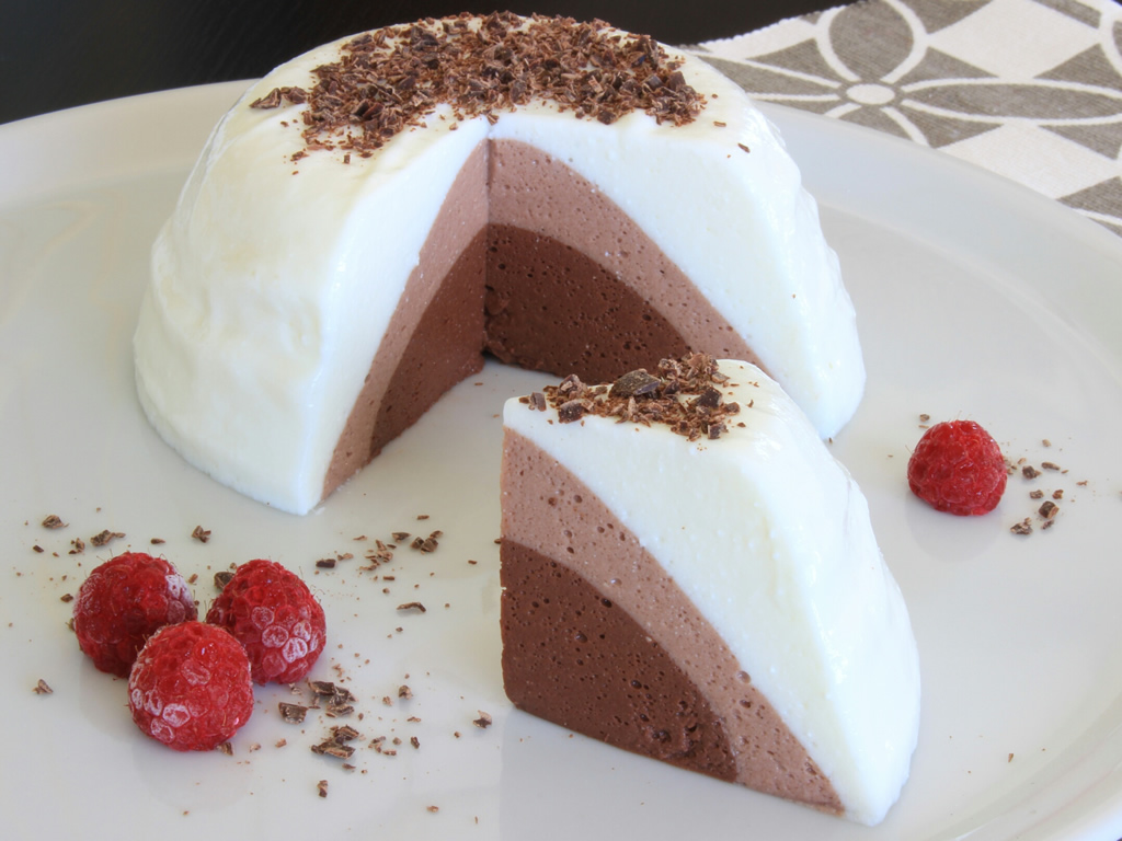 Tarta Mousse Tres Chocolates Fit – Fitlicioso